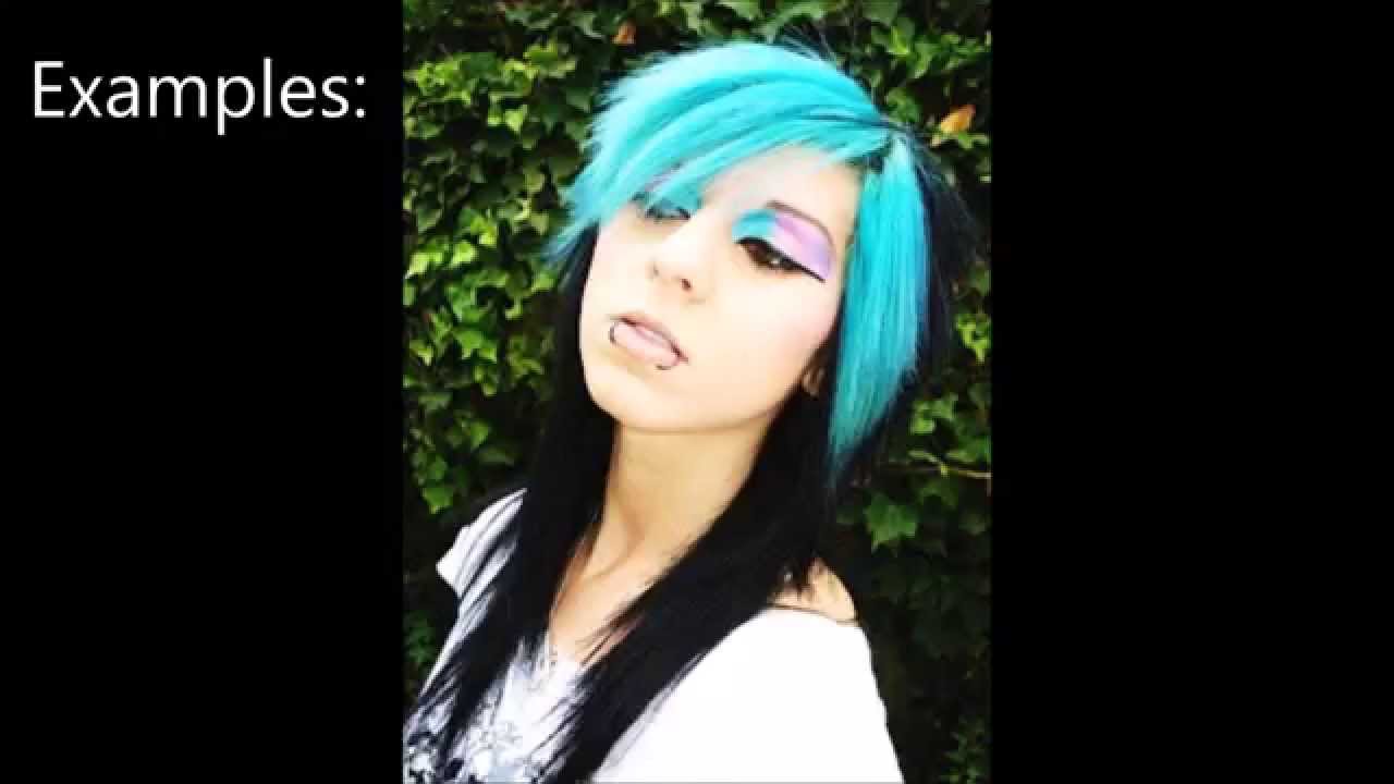 Colorful scene makeup - YouTube