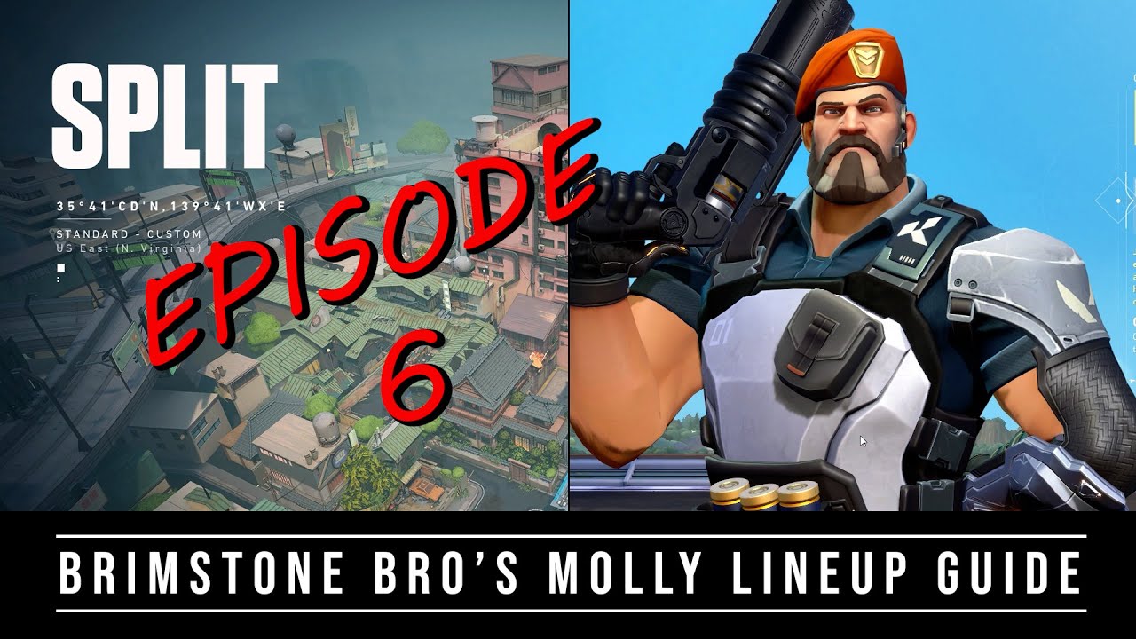 Brimstone Bro's Molly Lineup Guide - Split #valorant #brimstone # ...