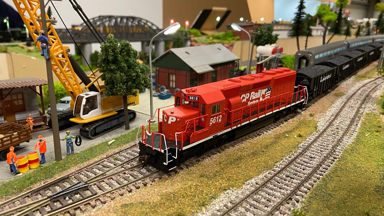 Amerika Modelleisenbahn - Spur H0 Modellbahnanlage - YouTube