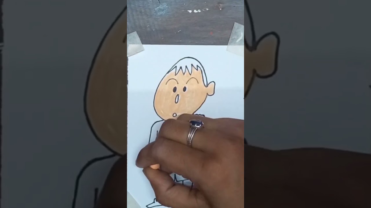 How to draw Boo Chan from crayon Shin Chan for kids #drawing #short ...