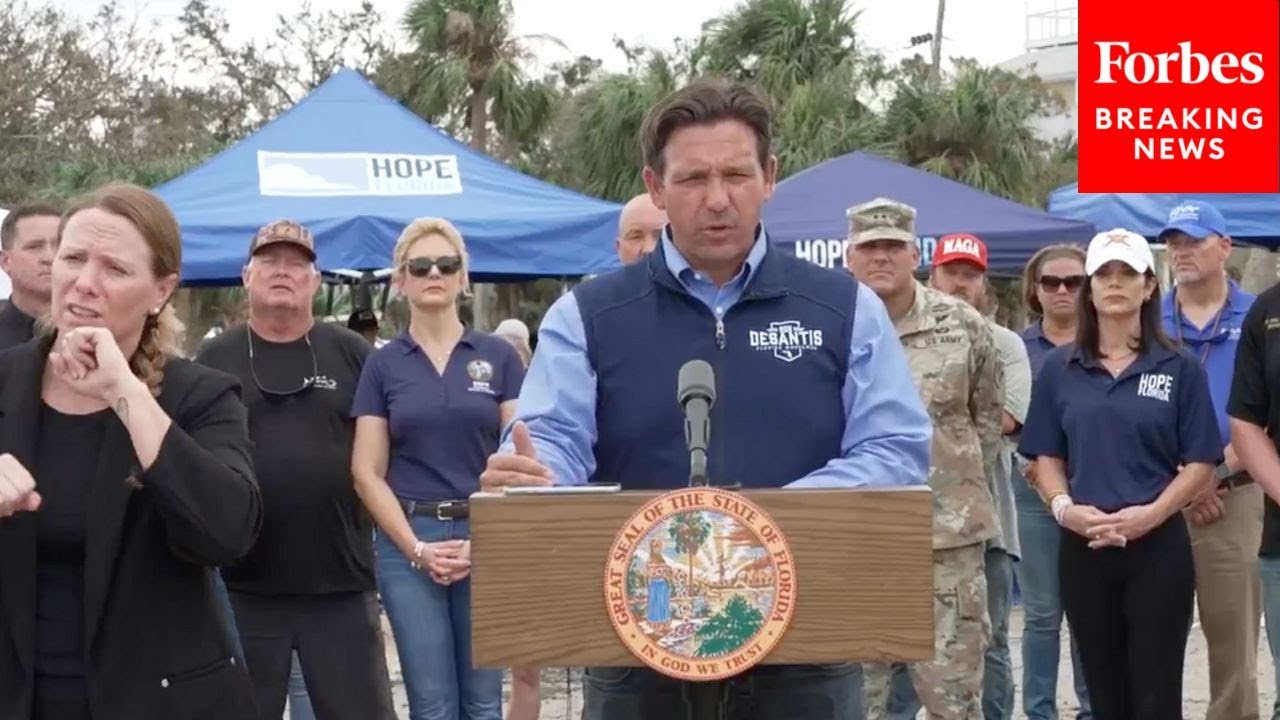 BREAKING: Florida Gov. Ron DeSantis Provides Latest Update On Hurricane ...