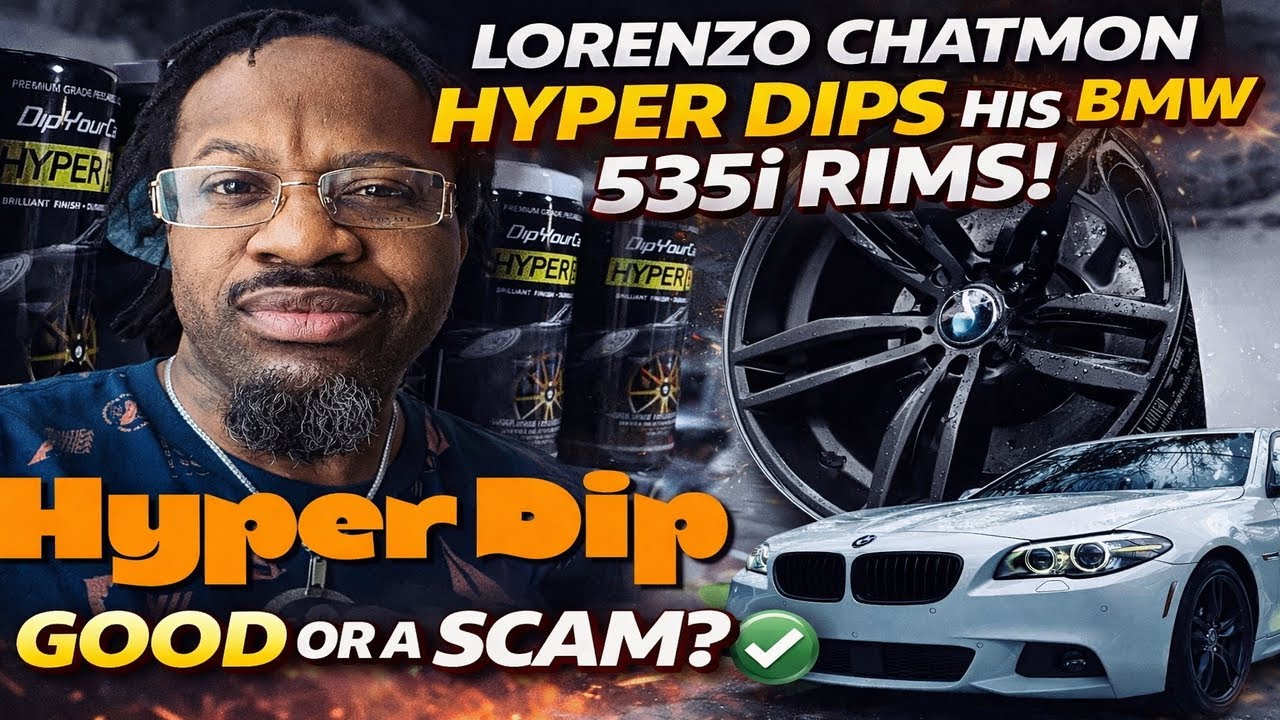 Hyper Dipping my BMW 535i's rims for the first time - YouTube
