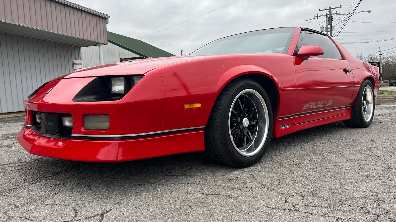 Built 1986 IROC-Z Z28 Camaro 82k original miles! - YouTube