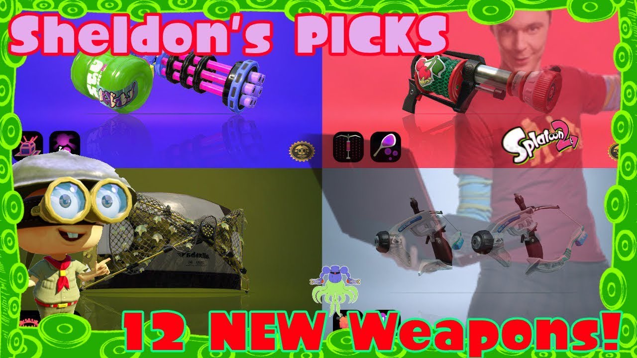 Sheldon's Picks Coming to Splatoon 2 Plus Comparsions to Splatoon 1 ...
