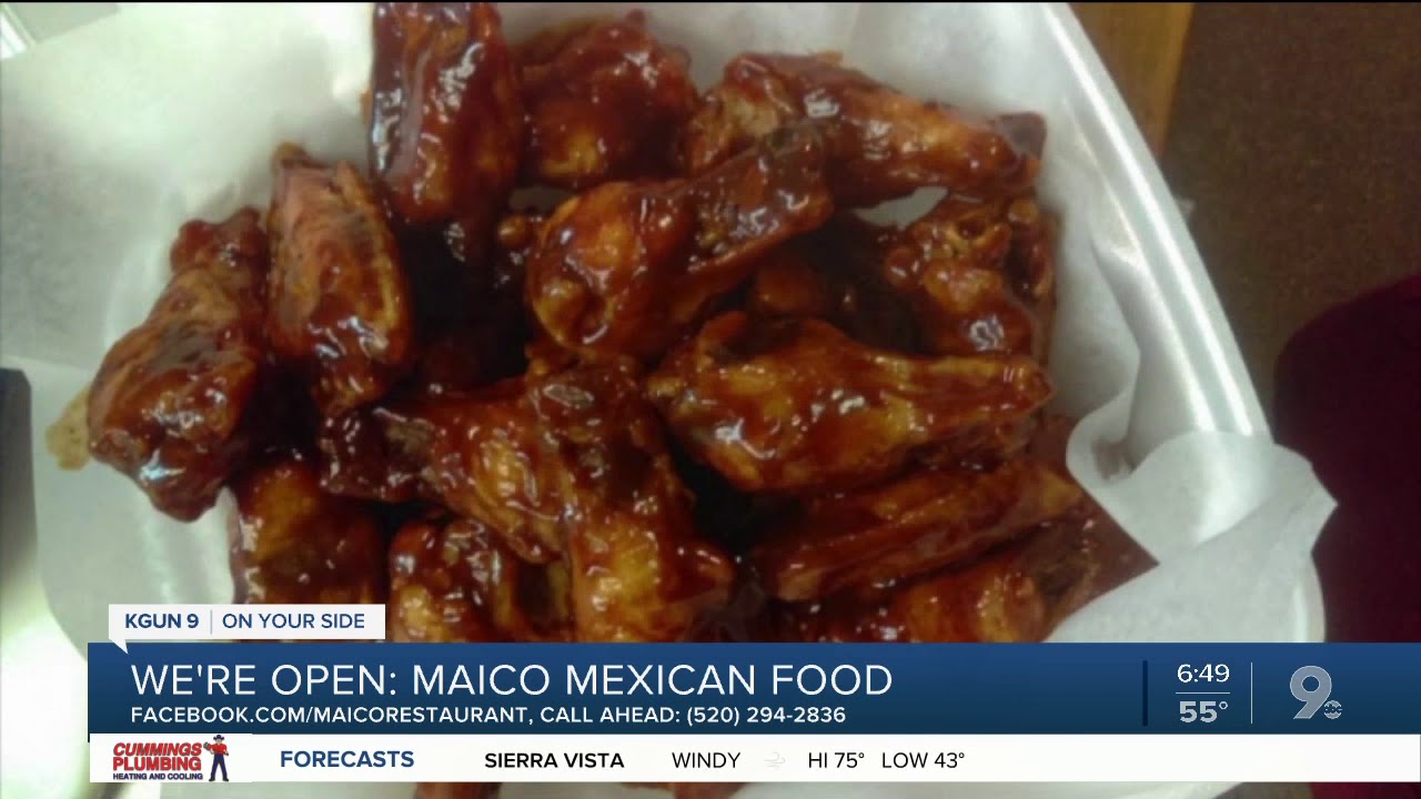 Maico Mexican Food selling takeout meals - YouTube