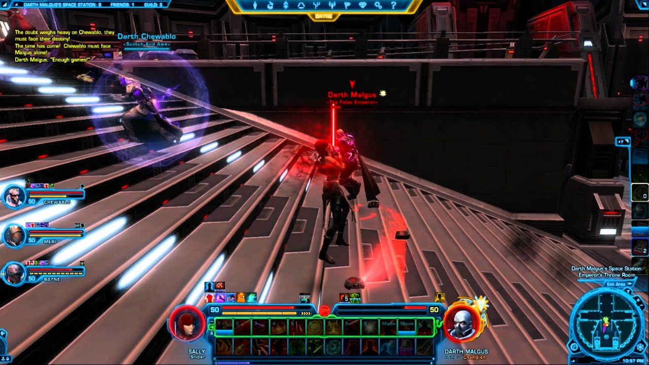 SWTOR Endgame First Impressions: "False Emperor Part 3" - YouTube