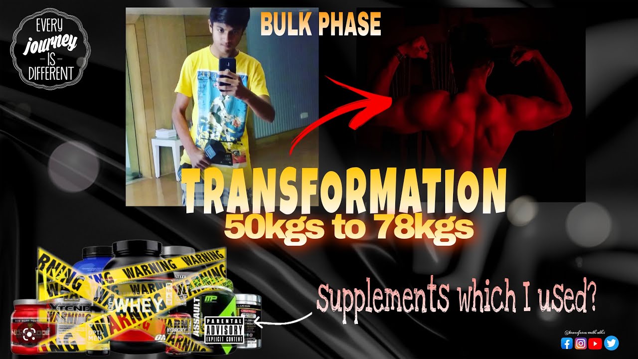 How to gain weight and muscle for skinny guys ( full supplement stack 💪🏼) - YouTube