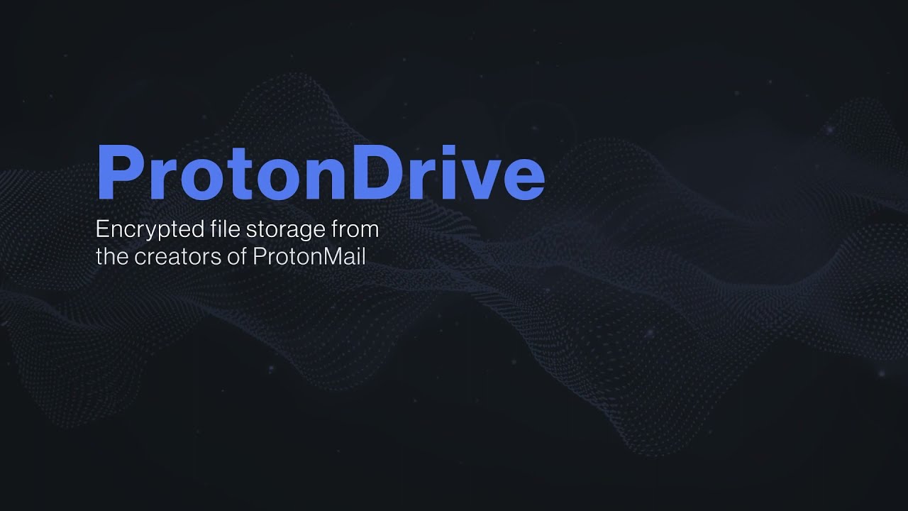 Proton Drive - Secure File Storage from ProtonMail - YouTube
