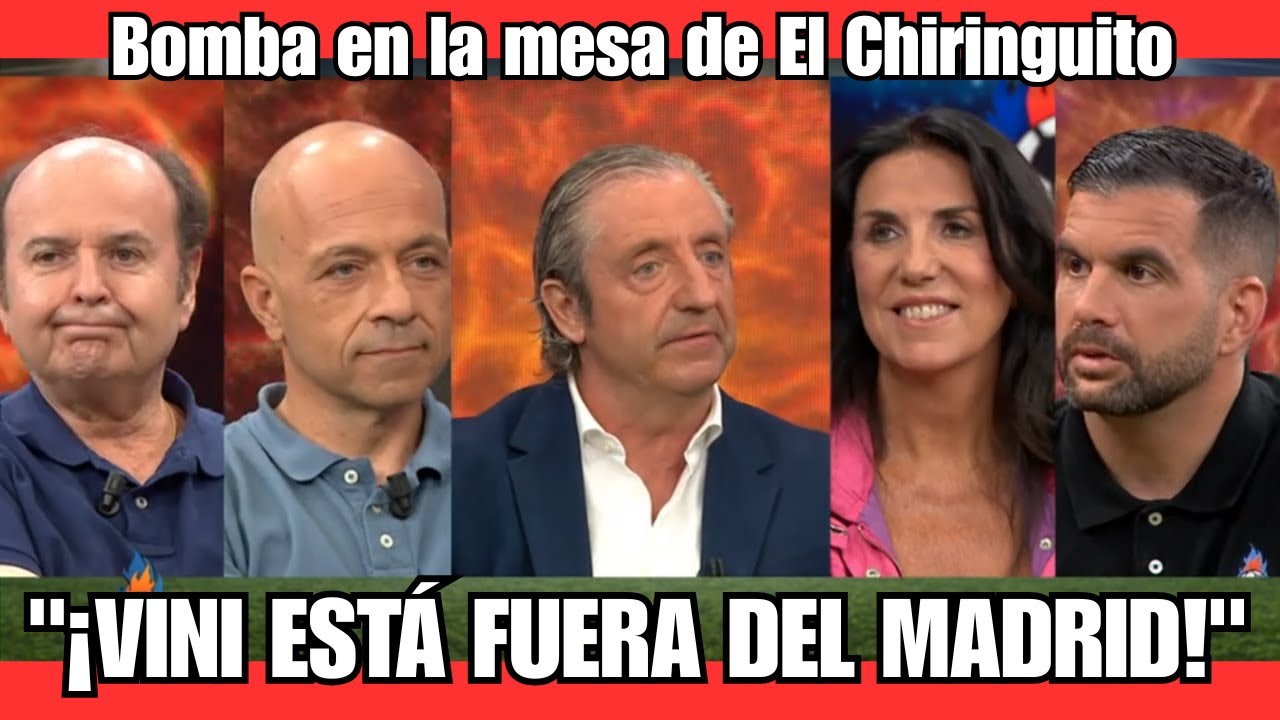 💥¡POLÉMICA TOTAL! FLORENTINO Y VINICIUS AL ROJO VIVO EN EL CHIRINGUITO ...