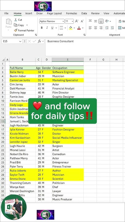 Format Painter in Excel👍Sanjib Ki Pathshala #exceltips #exceltricks #exceltutorial #msexcel ...
