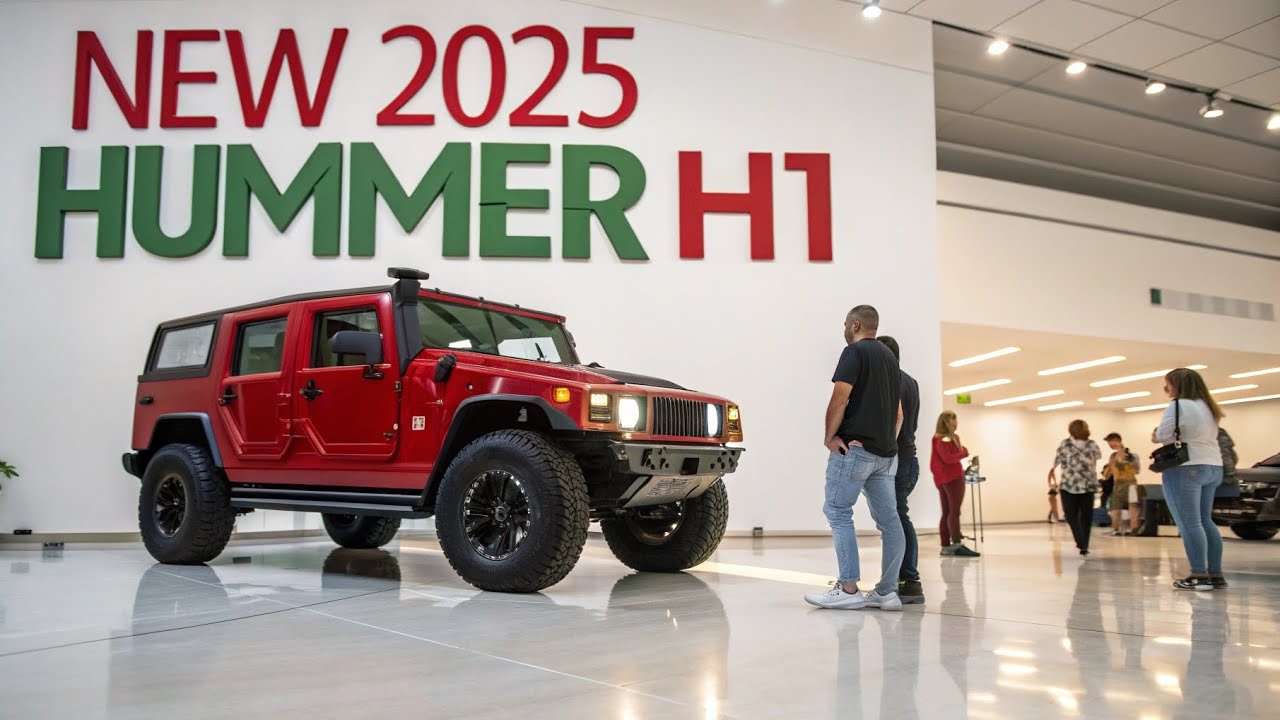 New 2025 Hummer H1 FINALLY Launched – The Beast Is BACK and It’s ...