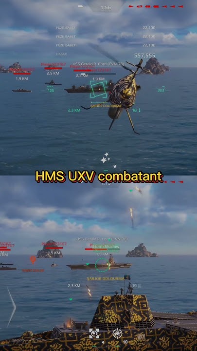 HMS uxv combatant damage test #modernwarships #mwcreator #mwpartner # ...