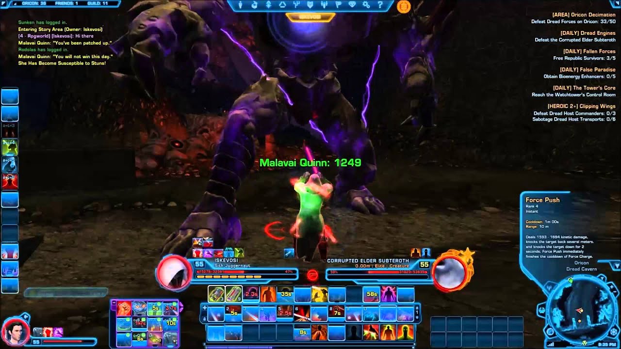 SWTOR - Corrupted Elder Subteroth - YouTube