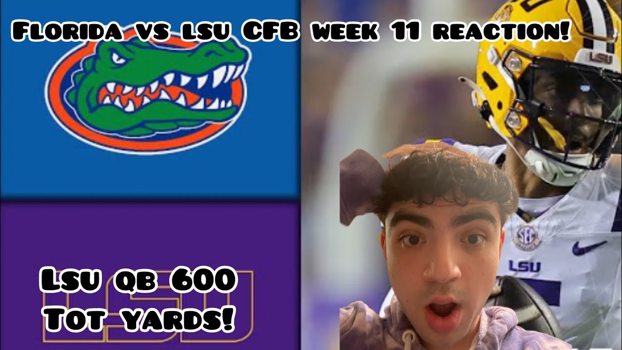 LSU QB 600 TOT YDS! Florida Gators vs. LSU Tigers | Full Game ...