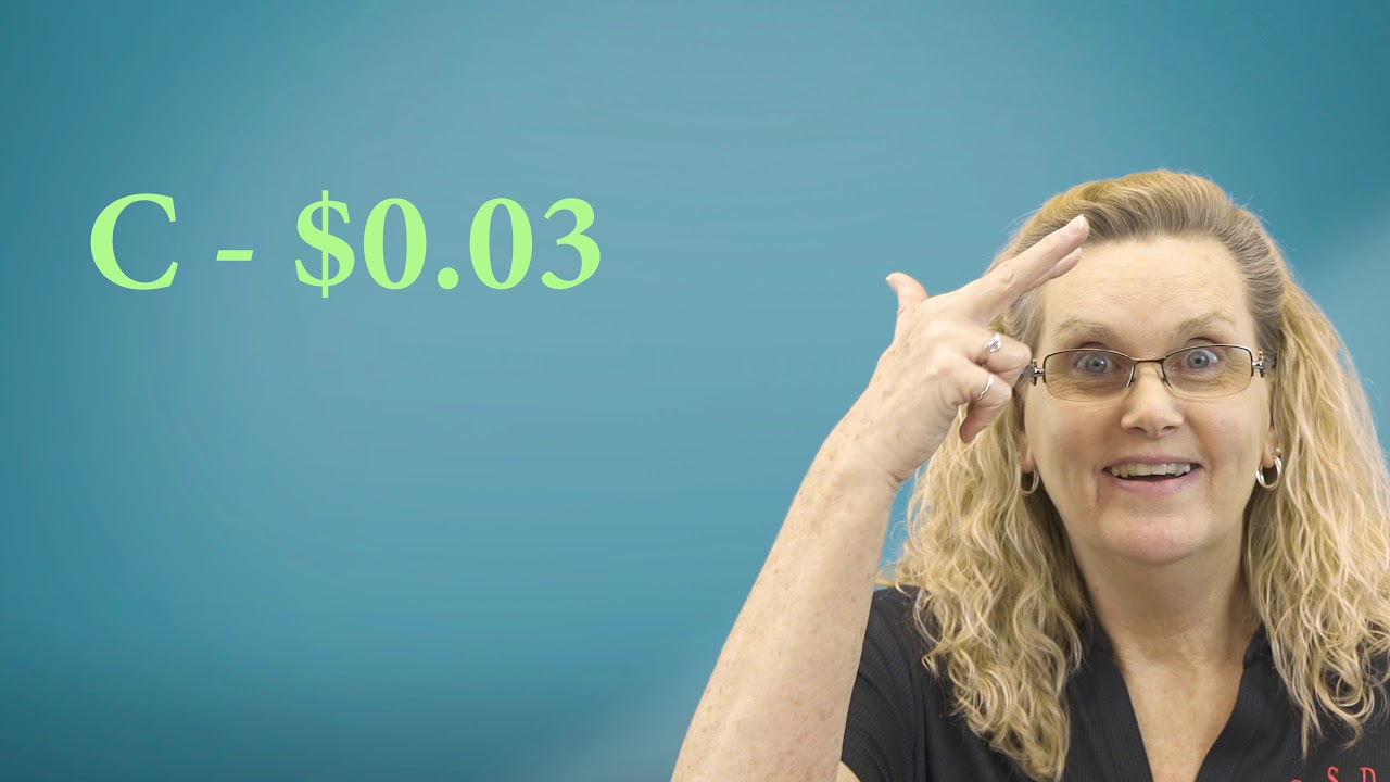 Come and Learn ASL: Numerical Incorporation-Money - YouTube