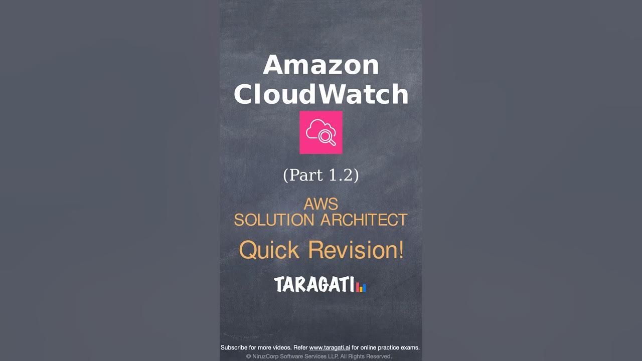 AWS Solution Architect: CloudWatch (Metrics, Alarms) - Part 1 Quick Review - YouTube