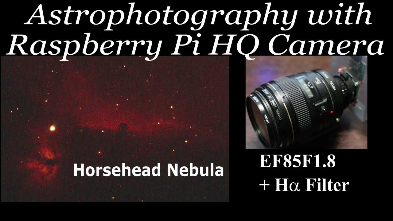 [RPi Astrophotography] Raspberry pi HQ camera captured Horsehead nebula /ラズパイHQカメラで馬頭星雲 - YouTube