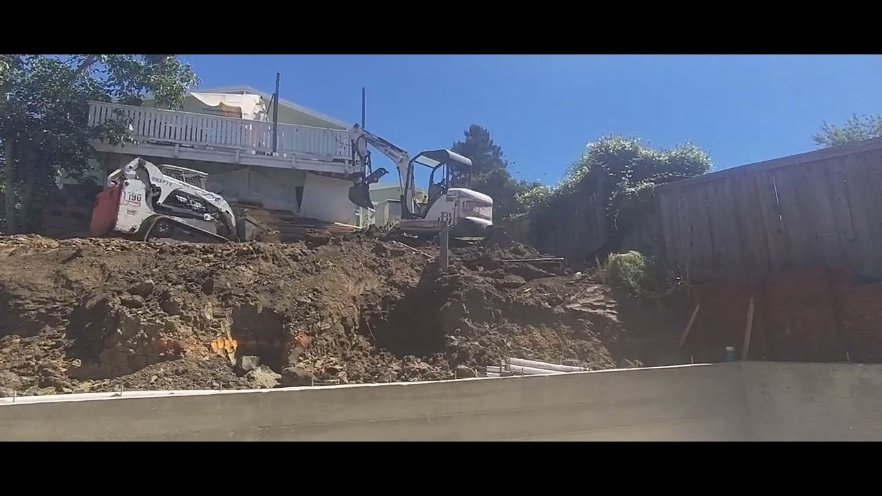 Concrete Veterans,...elevation view / tight access excavation - YouTube