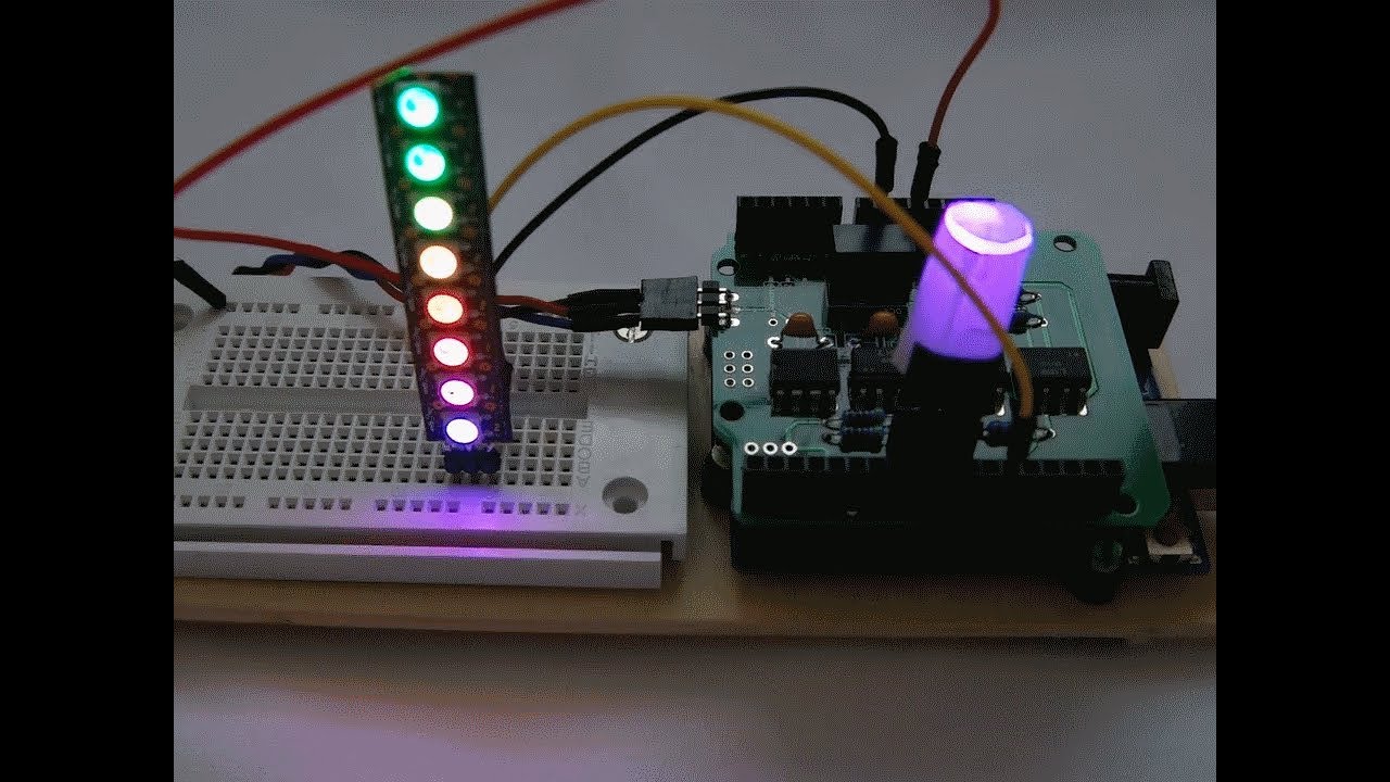 DMXSerial Neopixel - YouTube