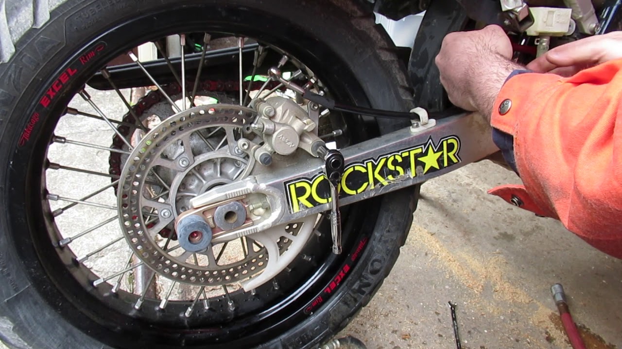 Suzuki DRZ-400SM Rear Brake Pads, Steel Braided Line, Hydraulic Brake ...