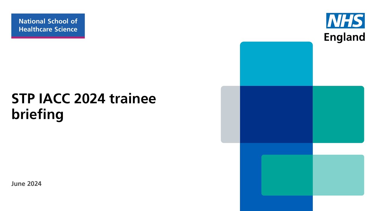 STP IACC 2024 trainee briefing - YouTube