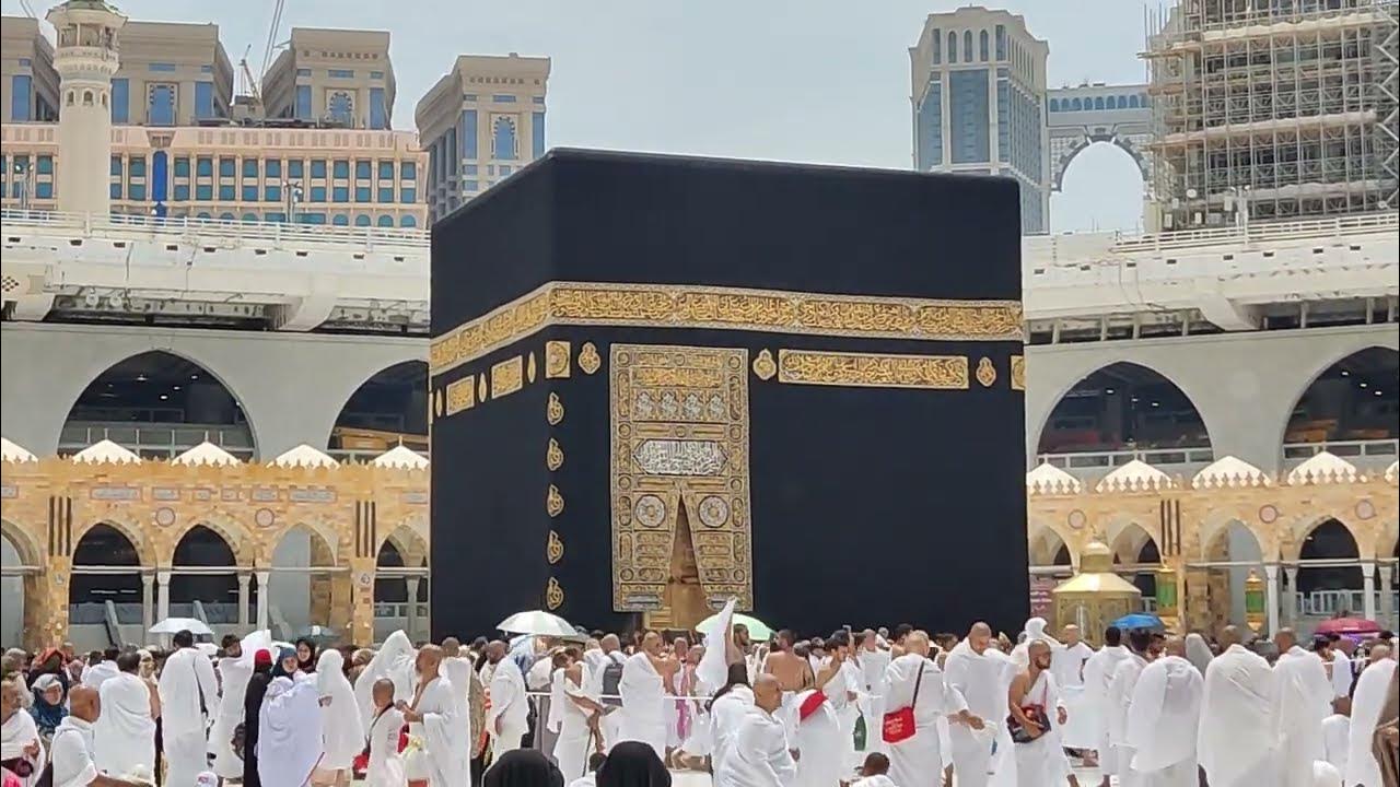 Makkah live🔴 | tawaf e kaaba | today 5 August 2023 | beautiful views masjid al haram| Kaaba live ...