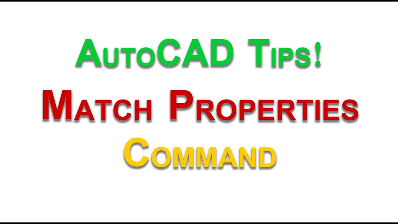 Autocad Match Properties YouTube autocad-match-properties-youtube