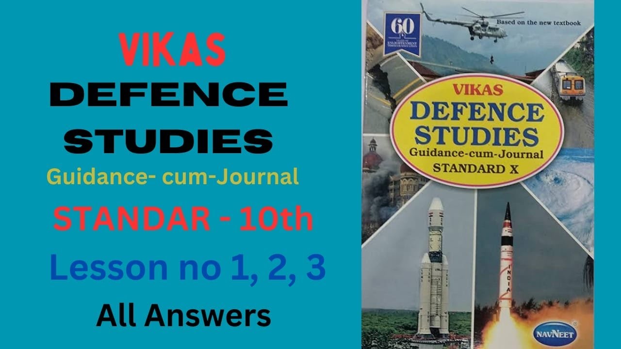 Std 10th | Vikas Defence Studies ( Guidance - Cum - Journal ) solution ...