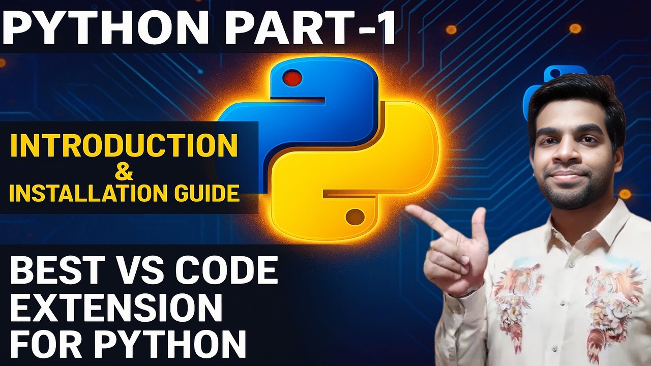 Python For Beginners 🚀 Install And Setup Python Vs Code Learn Python 9615