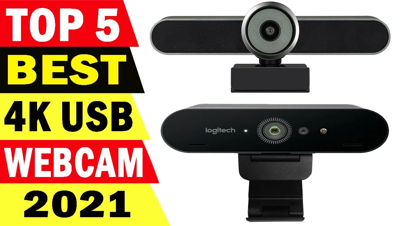 Top 5 Best 4K USB Webcam Review 2021 - YouTube