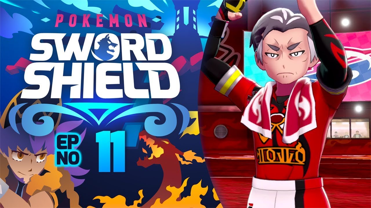 Pokémon Sword & Shield - Part 11 | FIRE GYM VS KABU! - YouTube