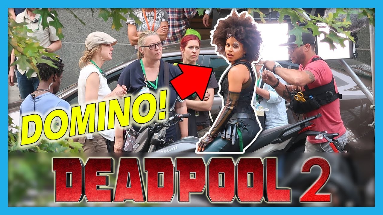 Deadpool 2 - Domino (Zazie Beetz) Spotted! - YouTube