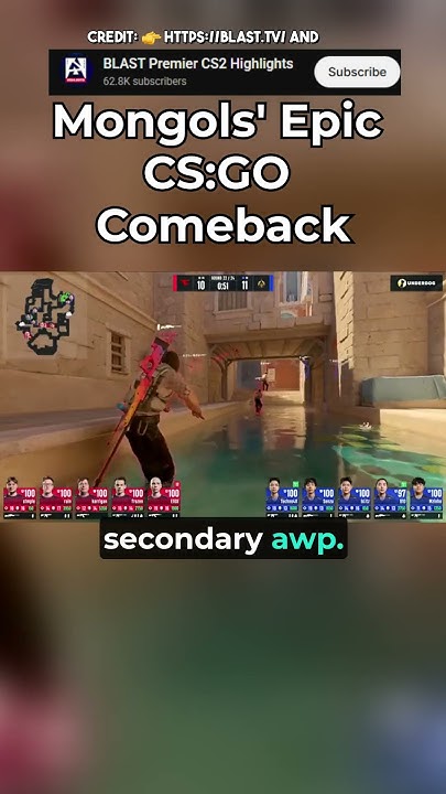 Mongolz Epic CS2 Comeback | Austin Major - YouTube