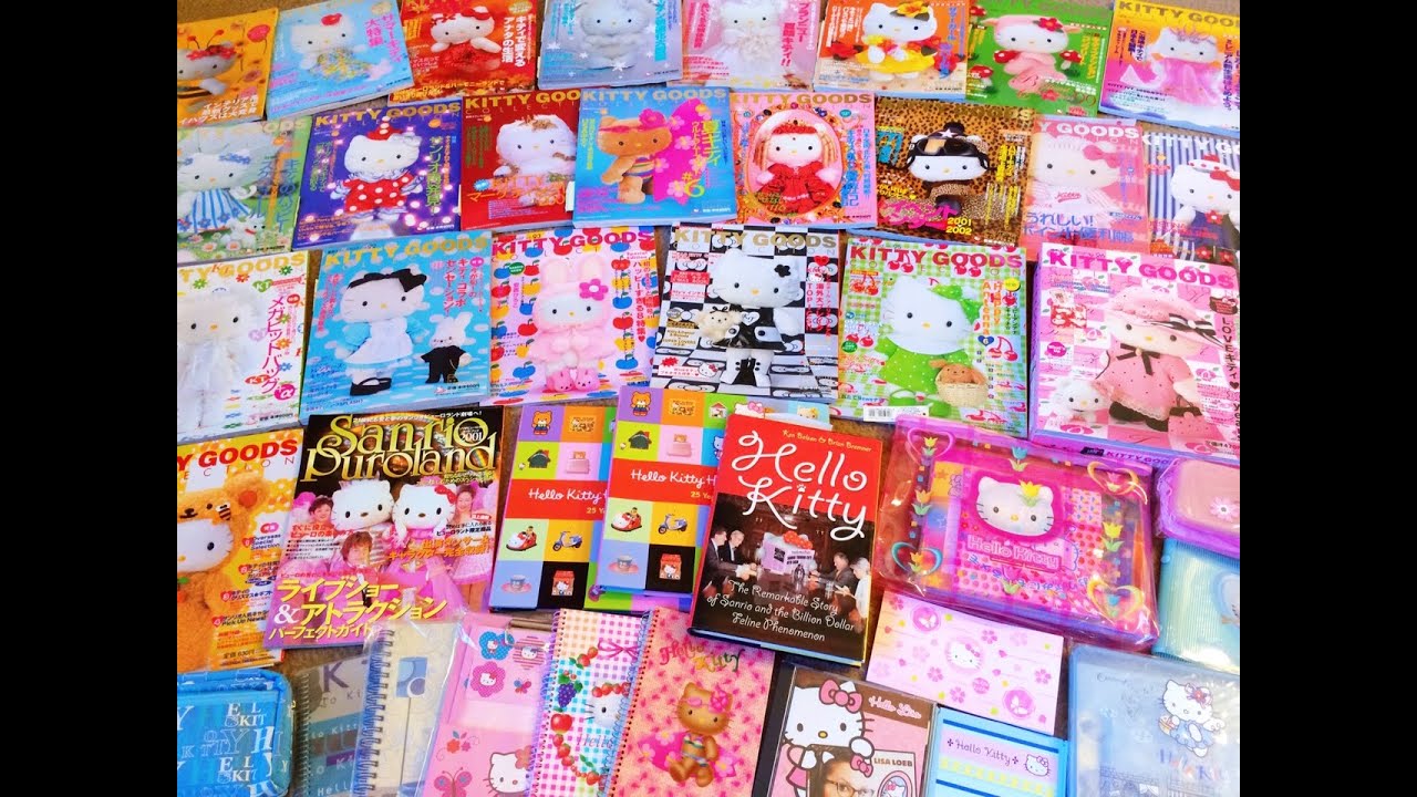 HUGE Hello Kitty Magazine Collection! PART 1 RARE COLLECTIBLES - YouTube
