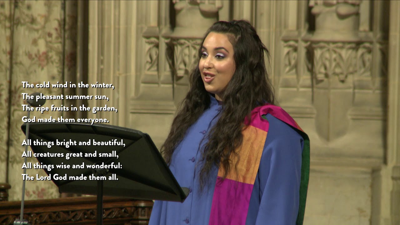 All Things Bright and Beautiful performed by Jasmine Ismail (soprano ...