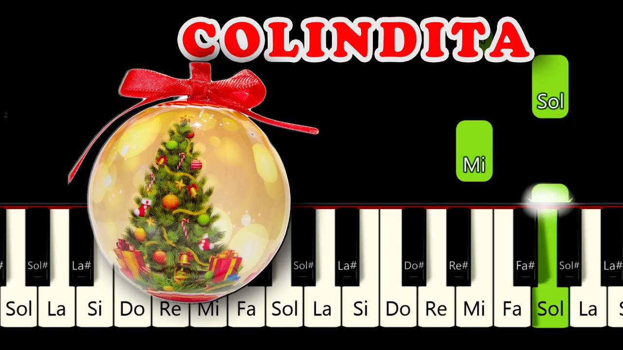 COLINDITA nu-i mai multa Sa traiasca cine asculta Tutorial Pian - YouTube