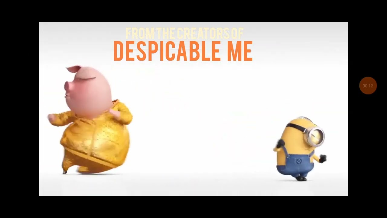 Minion Stuart and Gunter from Sing Dance to My Anaconda - YouTube