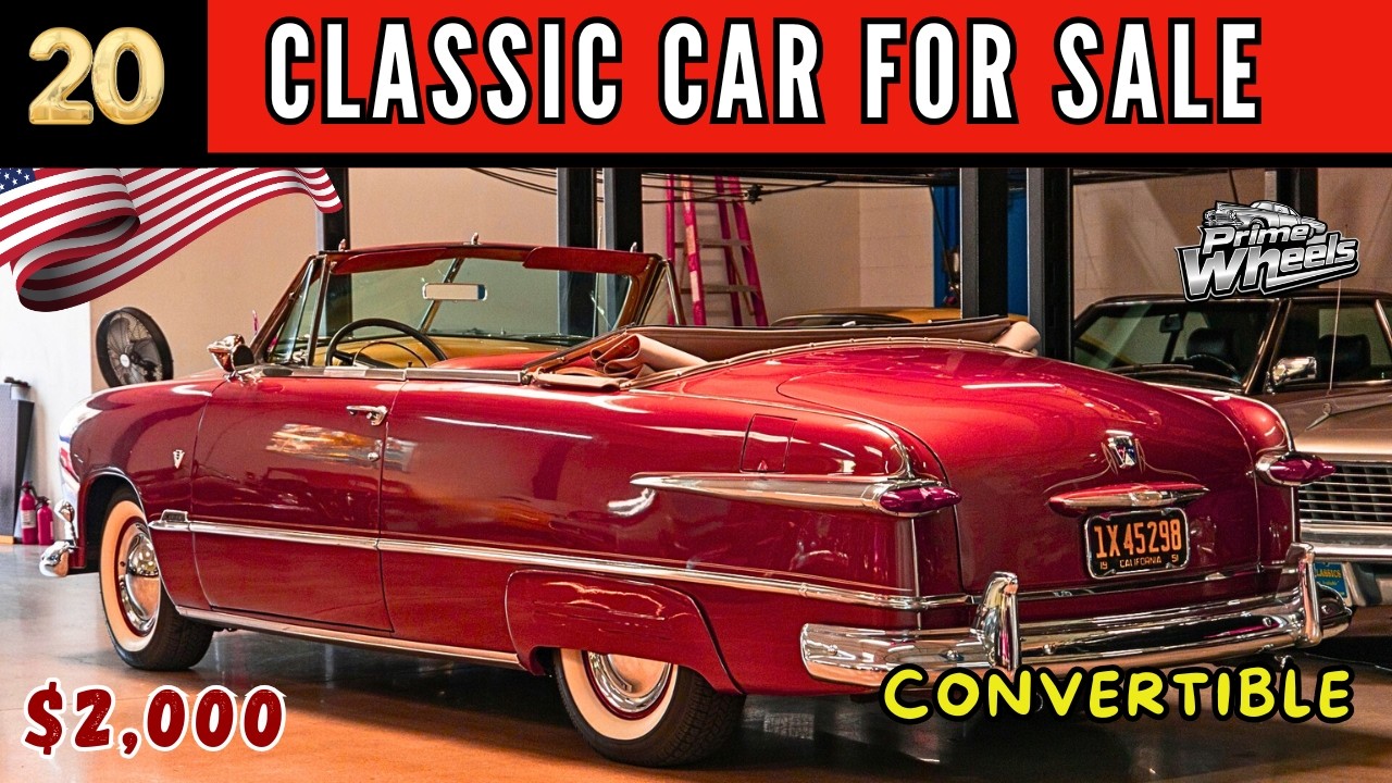 20 classic and unique cars for sale cheaply for you to own - YouTube