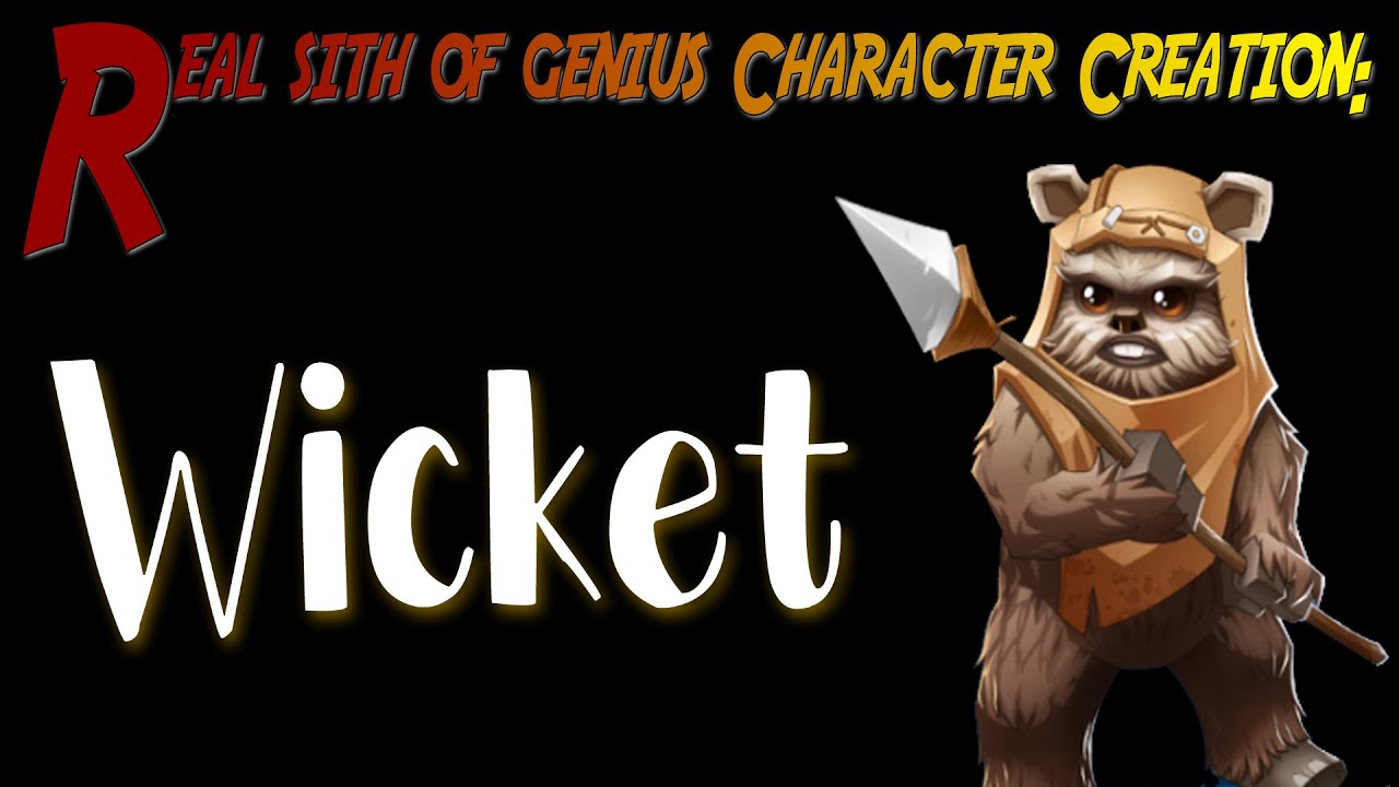 SWGOH Character Creation: Wicket | Star Wars: Galaxy of Heroes - YouTube