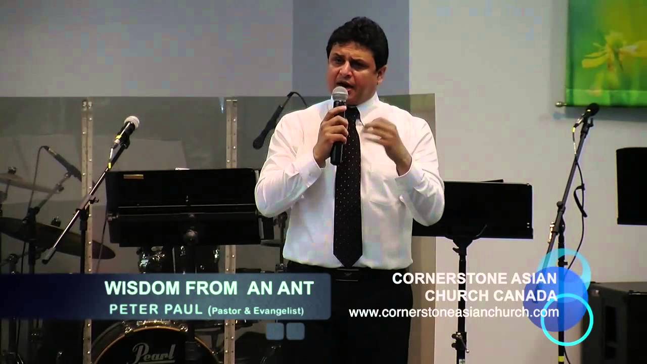 WISDOM FROM AN ANT | Pastor Peter Paul | Urdu/Hindi Sermon ...