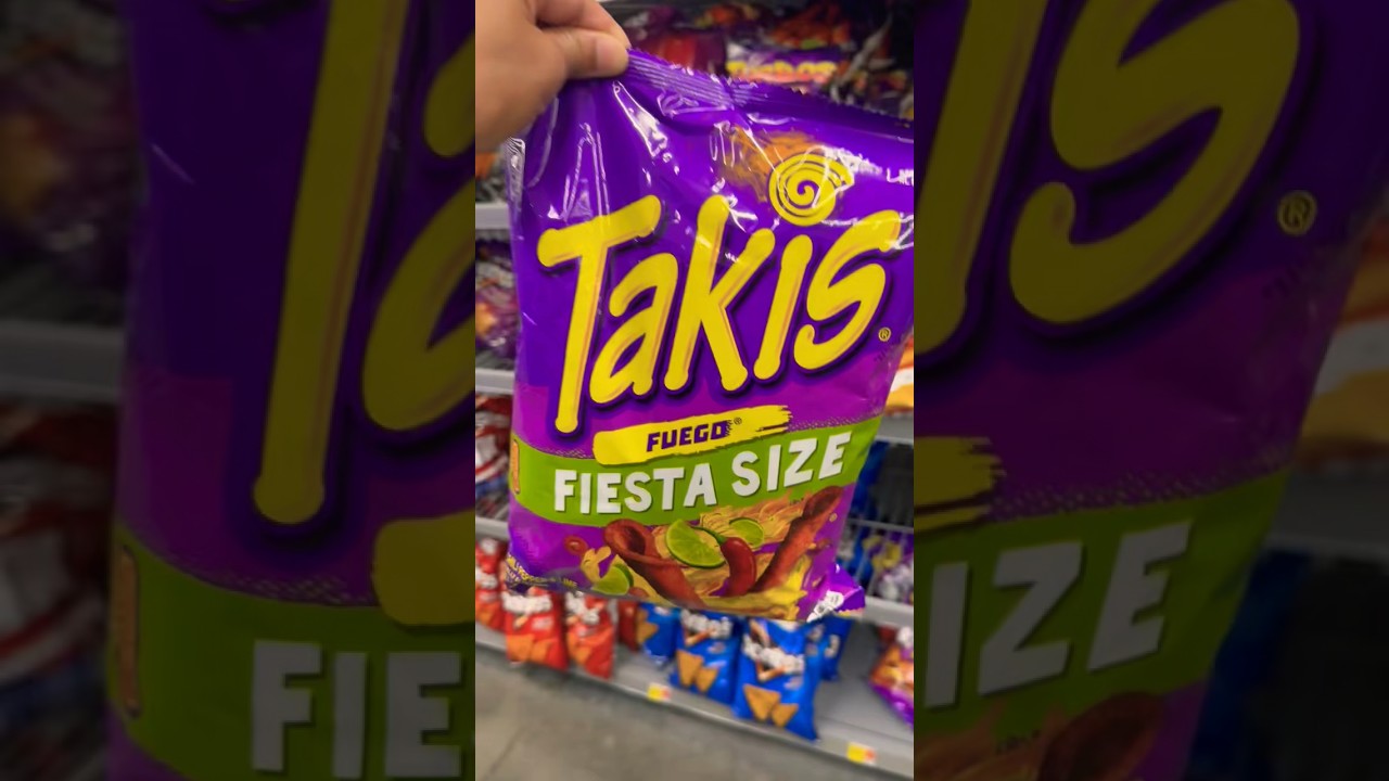 #shortsfeed Takis Fuego fiesta size #shortsvideo must watch #takis ...