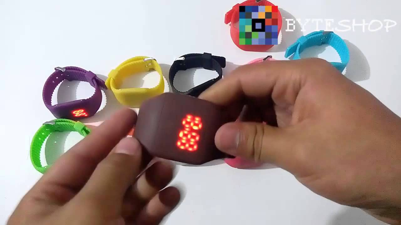 Reloj Led Touch Ultra Delgado,unisex, Moda, Varios Colores Byteshop.com ...