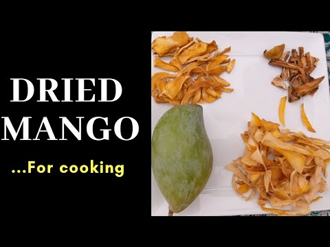Dried Mango//Amchoor//Sun dried Mango process - YouTube