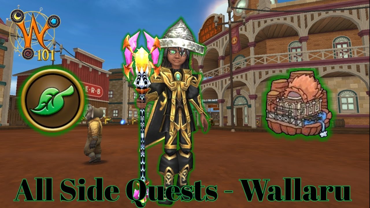 Wizard101: All Wallaru Side Quests (Aside from Nightmare) - YouTube