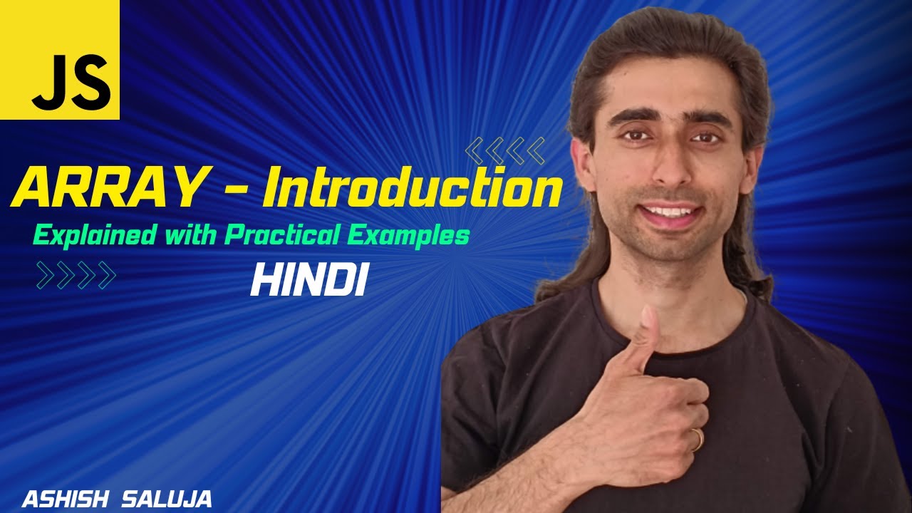 Javascript Array Introduction And Initialisation Explained Hindi 1118