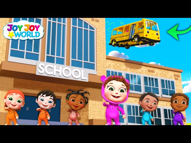 Wheels on the Bus at School and MORE Kids Songs | Joy Joy World ...