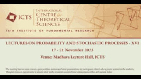 LECTURES ON PROBABILITY AND STOCHASTIC PROCESSES XVI - YouTube