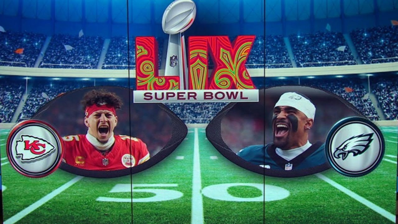 WATCH ALONG | Super Bowl LIX, Eagles vs Chiefs, Commercials & Halftime ...