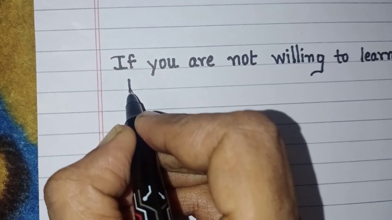 Clean handwriting | stylish handwriting |how to improve your ...