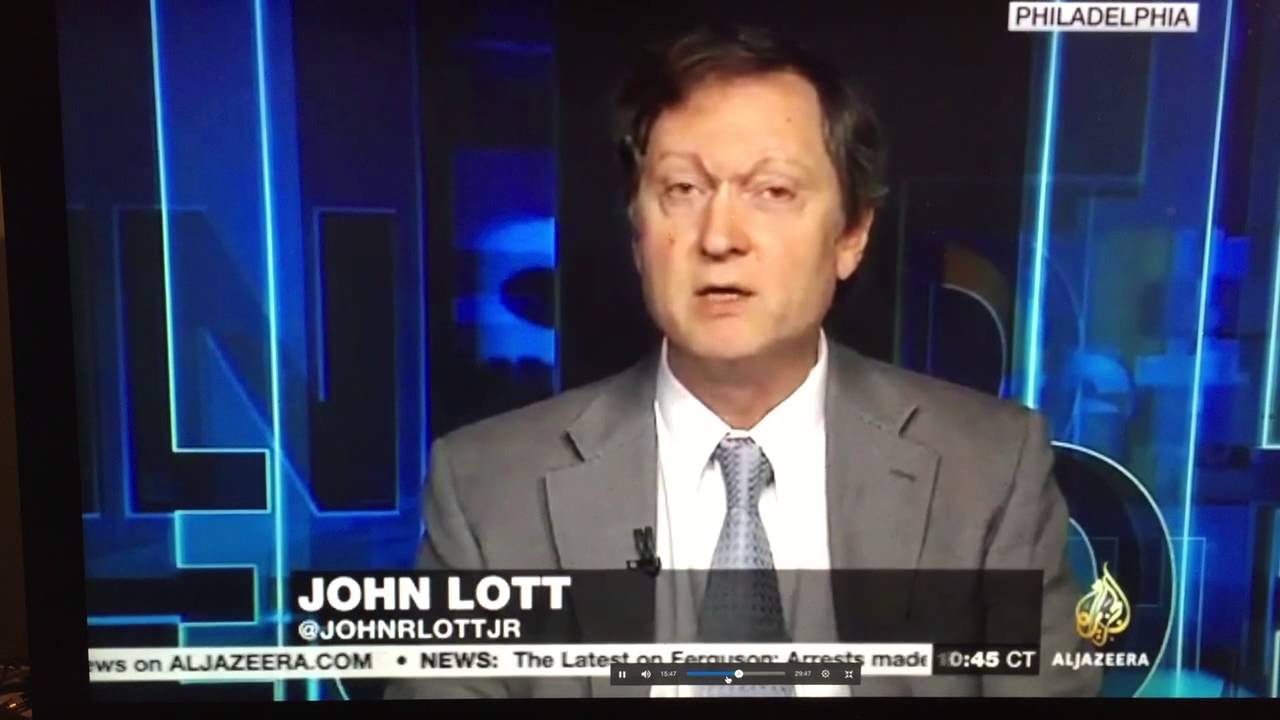 John Lott Aljazeera America's Inside Story to discuss background check ...